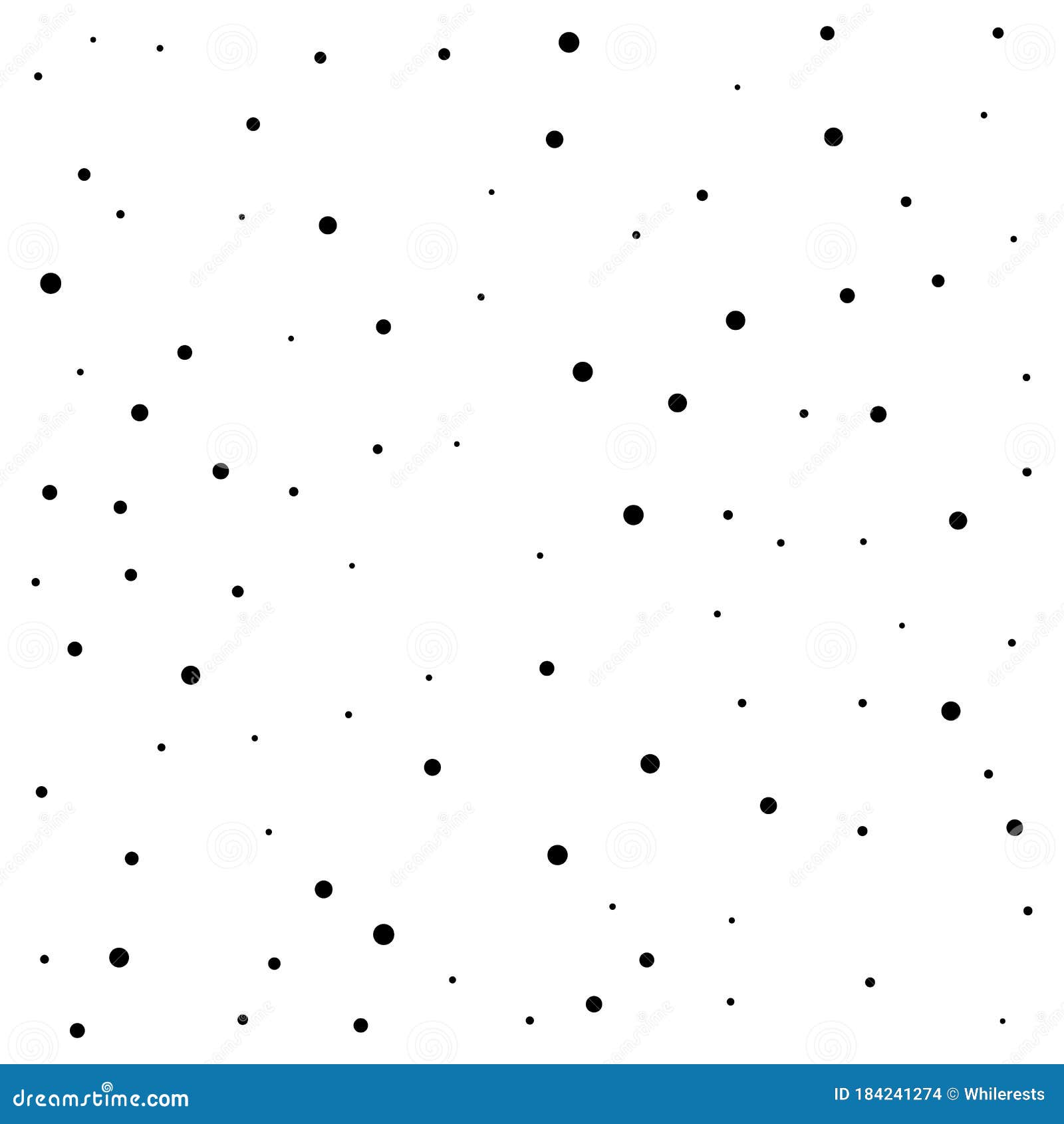 Circle Seamless Pattern with Dotted Halftone Isolated on White ...