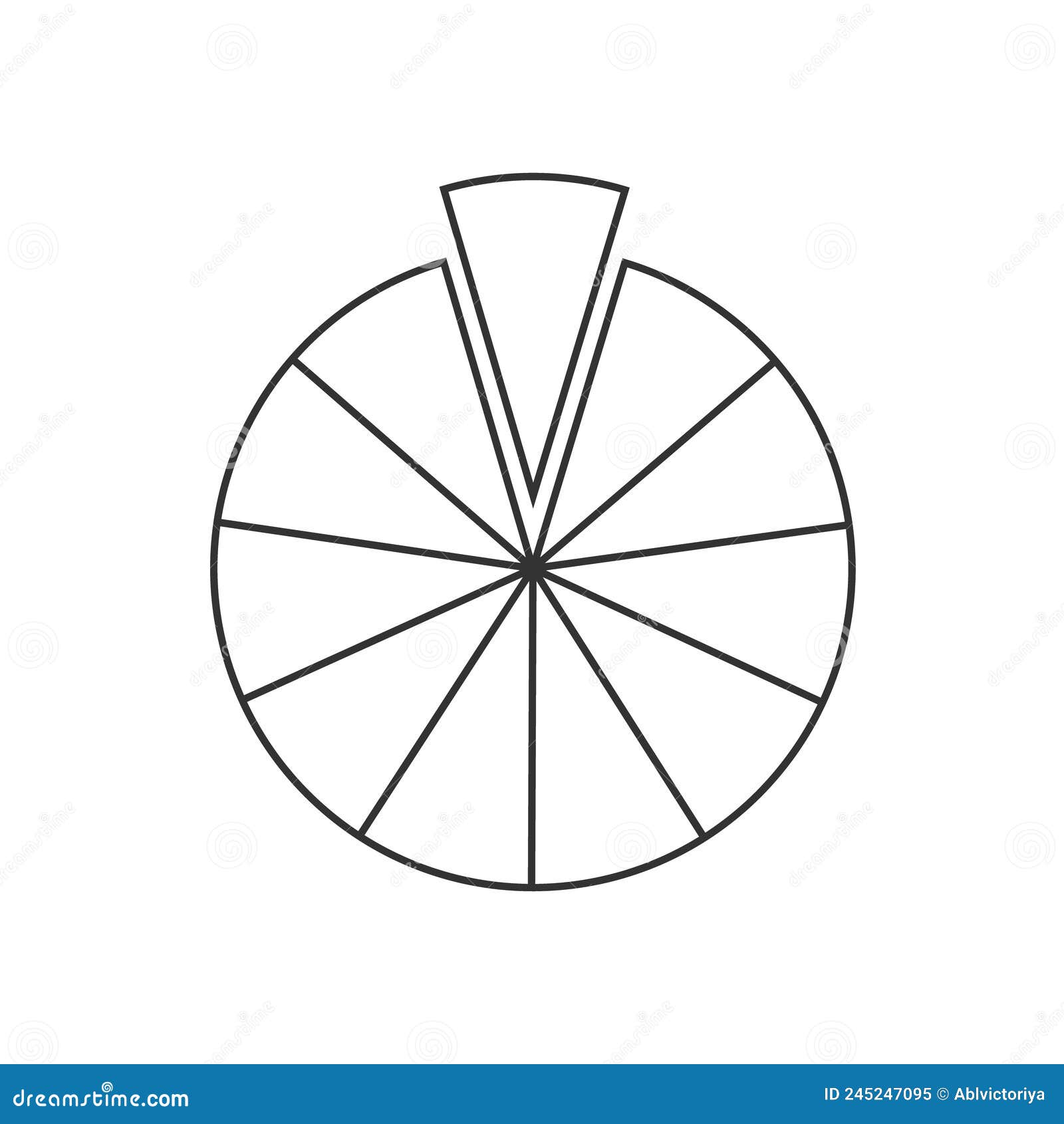 Pizza Fractions. Slicing Examples, Visual Explanation Of Fraction And ...