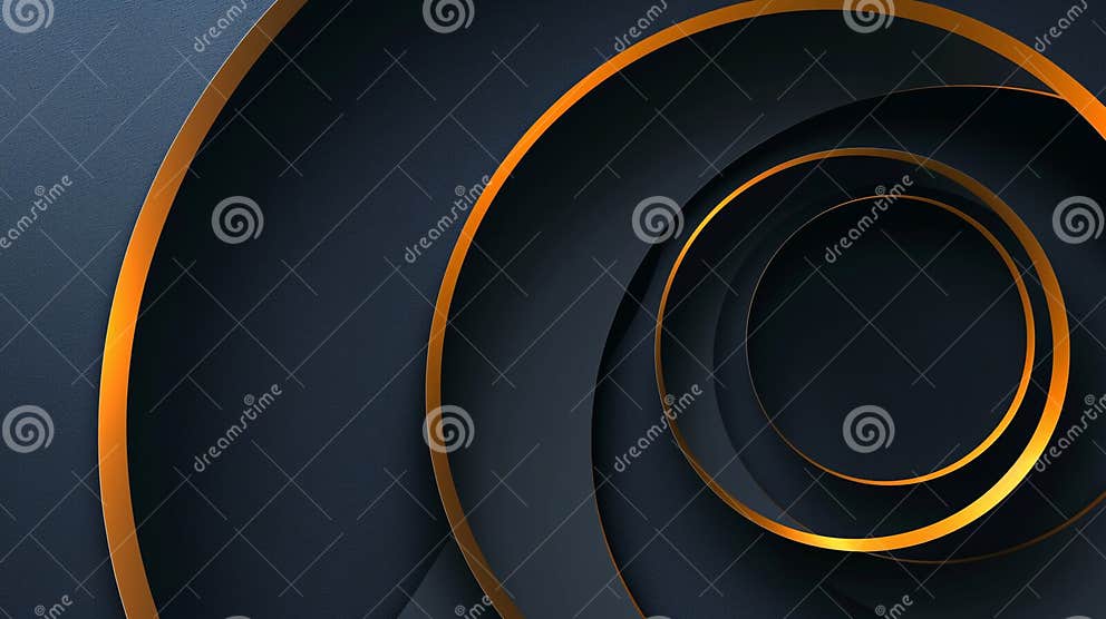 Circle Serenity Tranquil Patterns for Visual Relaxation Stock ...