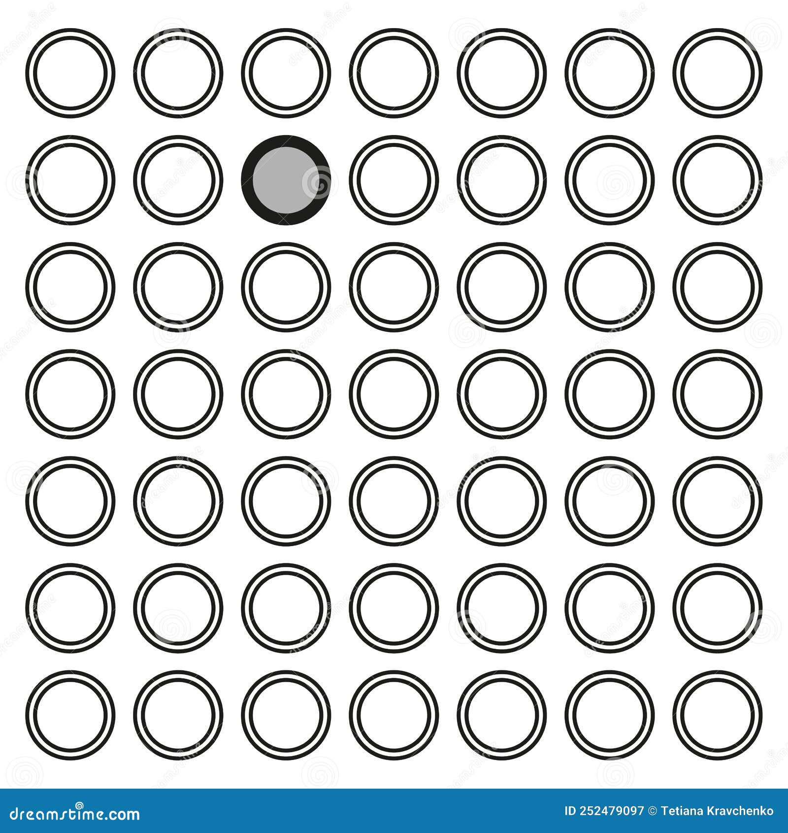 Circle Set for Decoration Design. Edge Frame. Round Frame Set. Vector ...