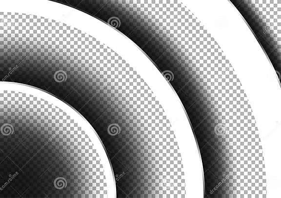 Circle Shaded Effect Simulating Layering Stock Illustration ...