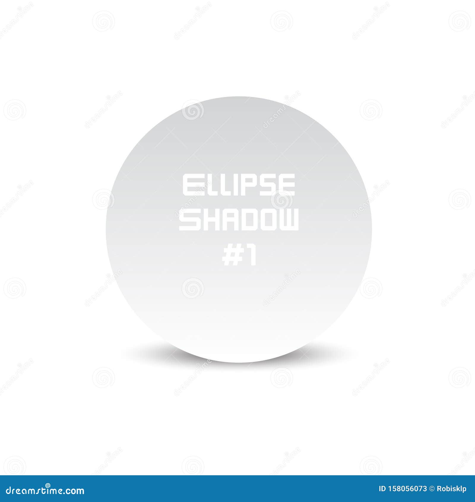 Circle Shadow Template Vector Illustration | CartoonDealer.com #158056168