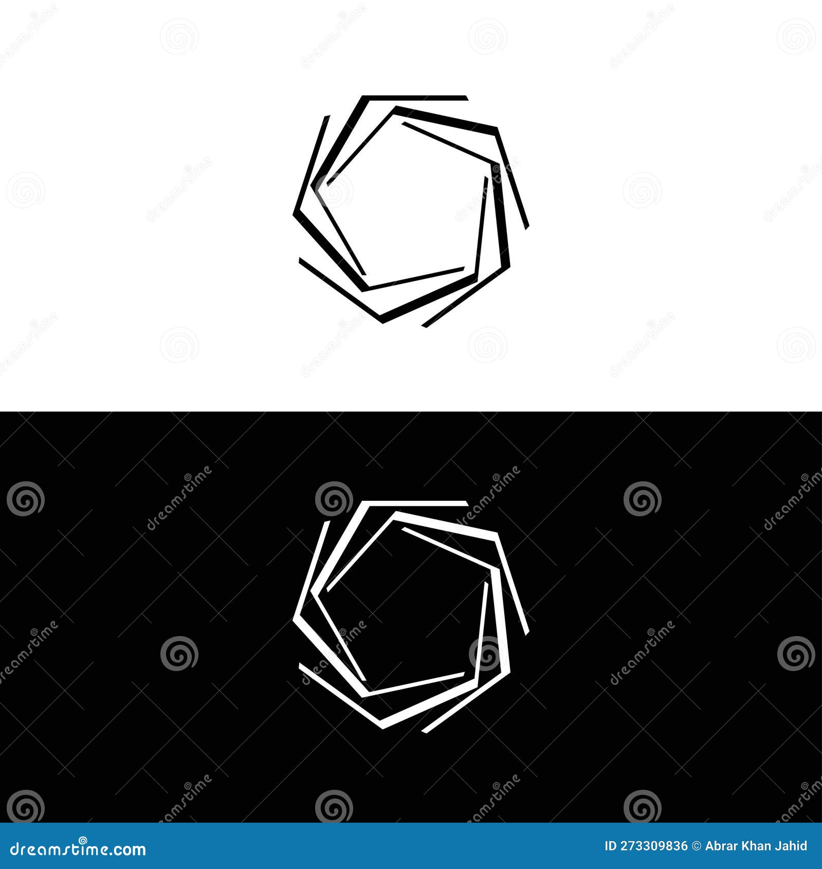 Circle Shape Vector Logo Design Stock Vector - Illustration of star ...