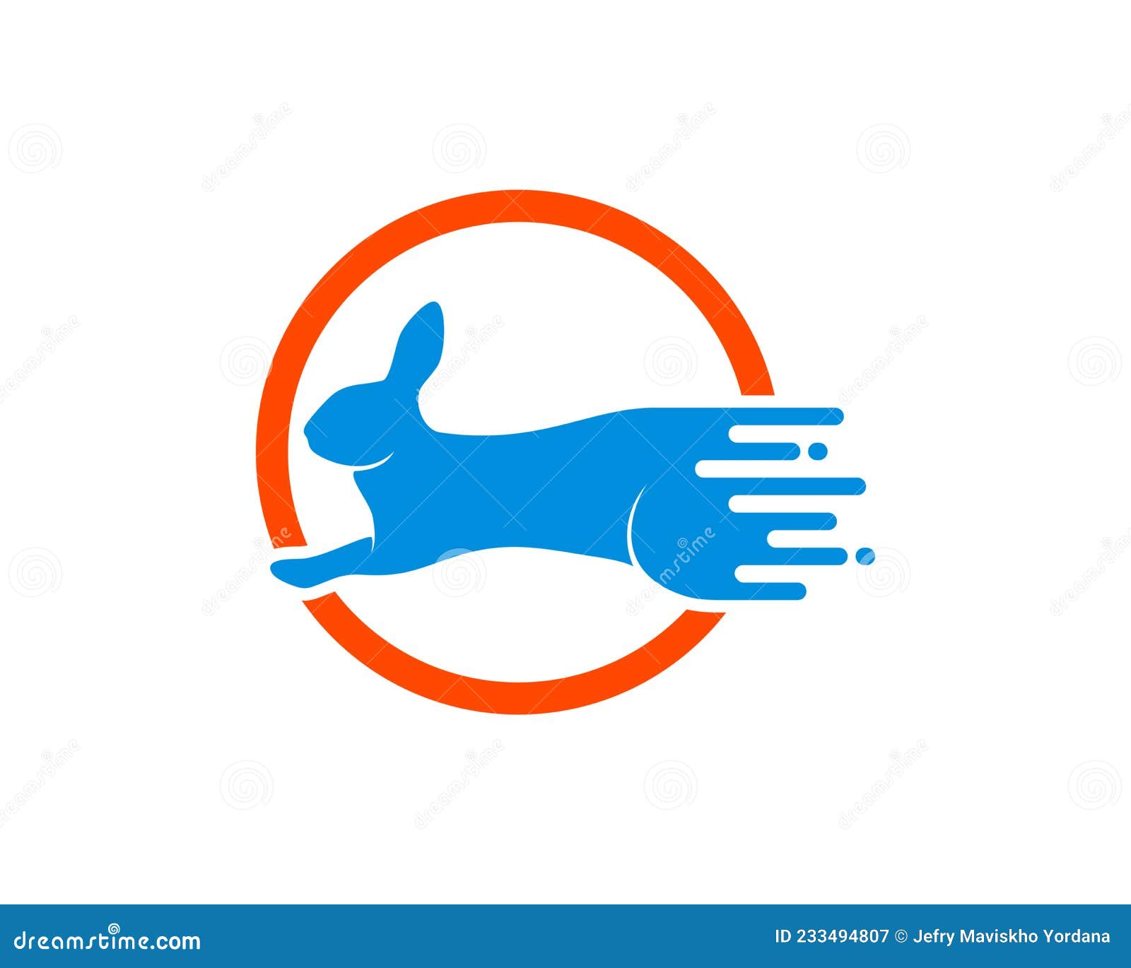 Fast Rabbit Logo Temlate, Delivery Logo, Transportation Company ...
