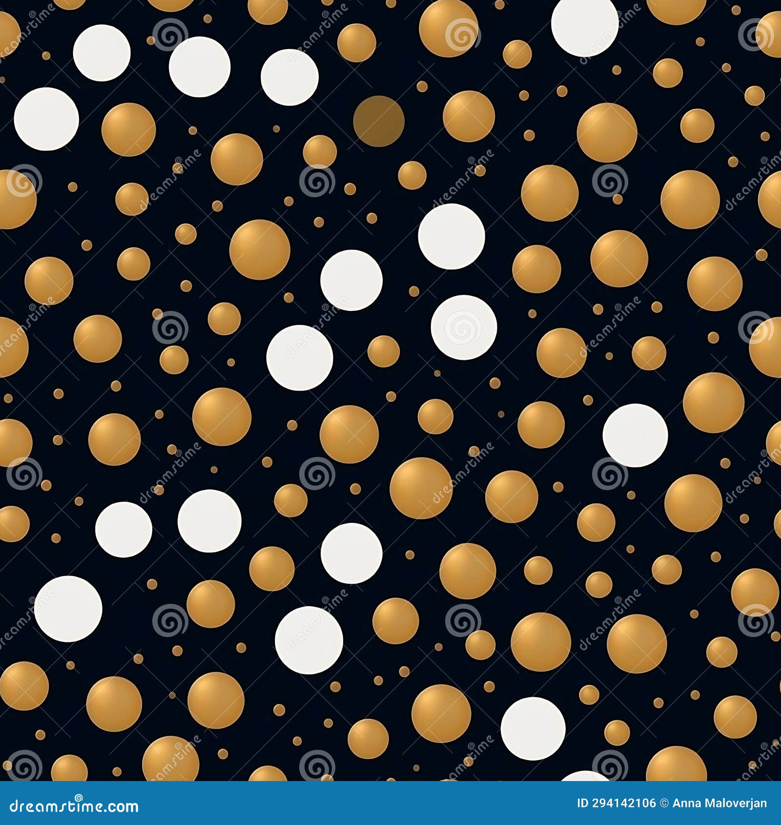 Circle Shape and Form. Overlap Circle Pattern. Polka Dots Pattern in ...