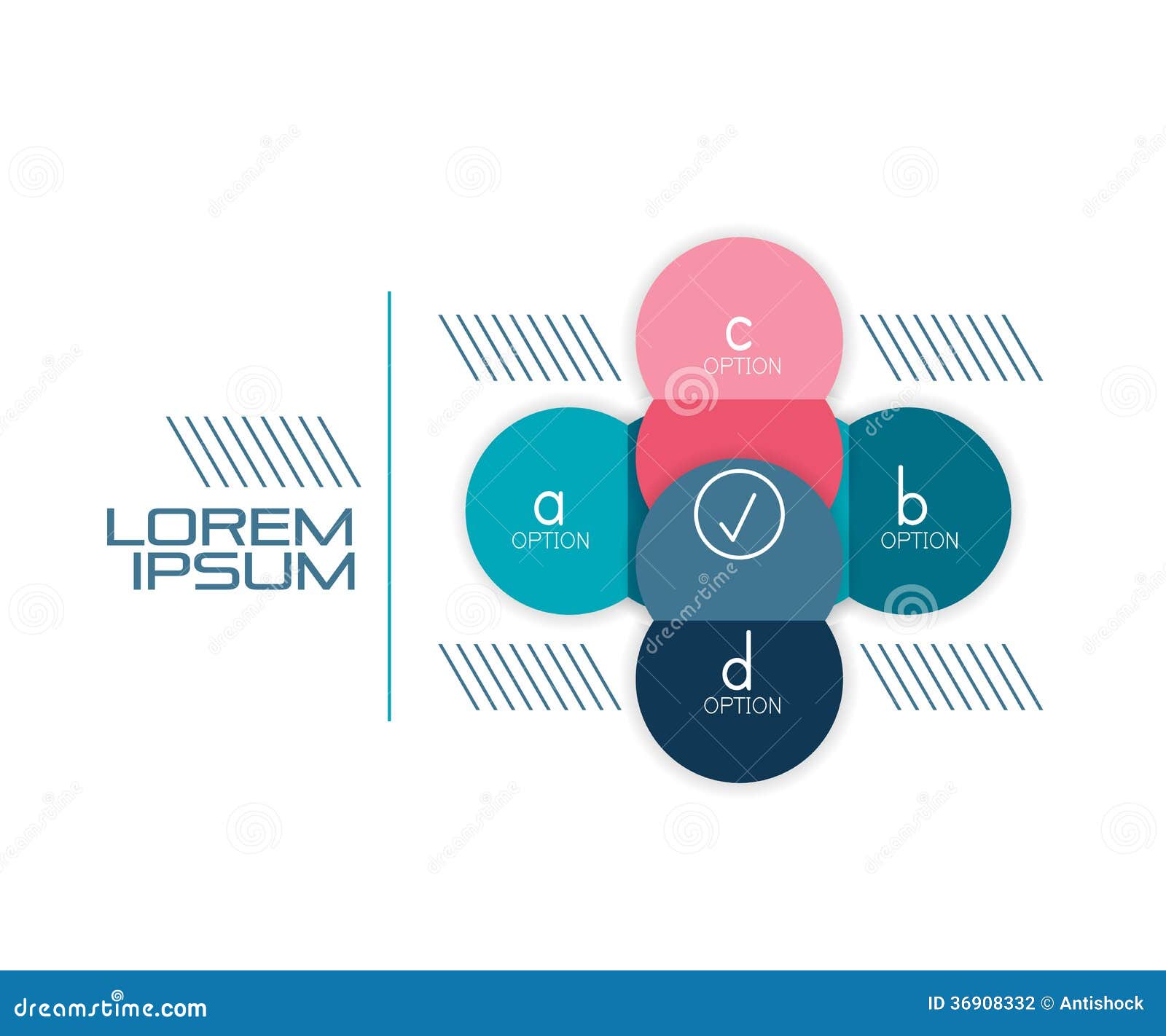 Circle Shape Infographic Banner Template Stock Vector - Illustration of ...