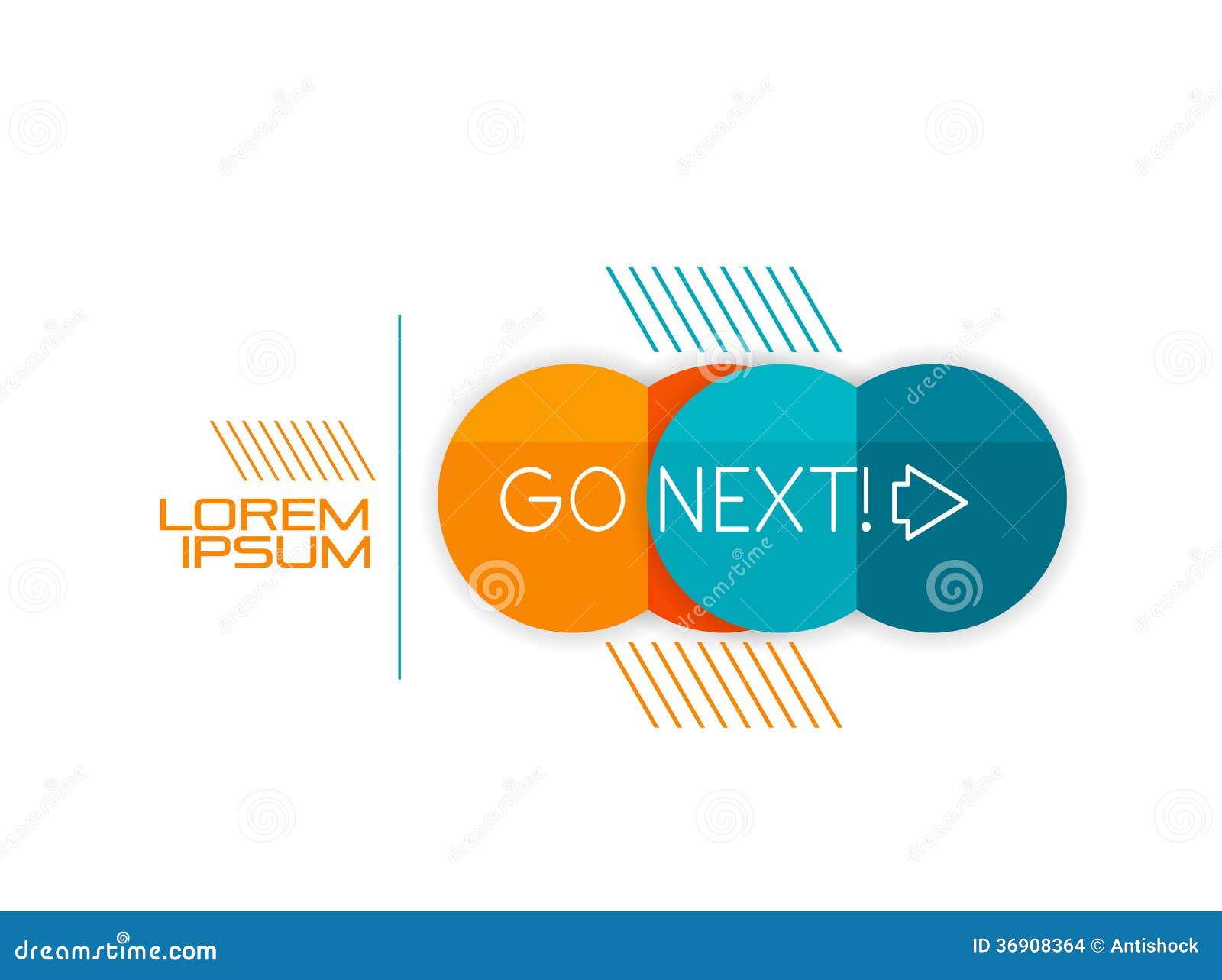 Circle Shape Infographic Banner Template Stock Vector - Illustration of ...