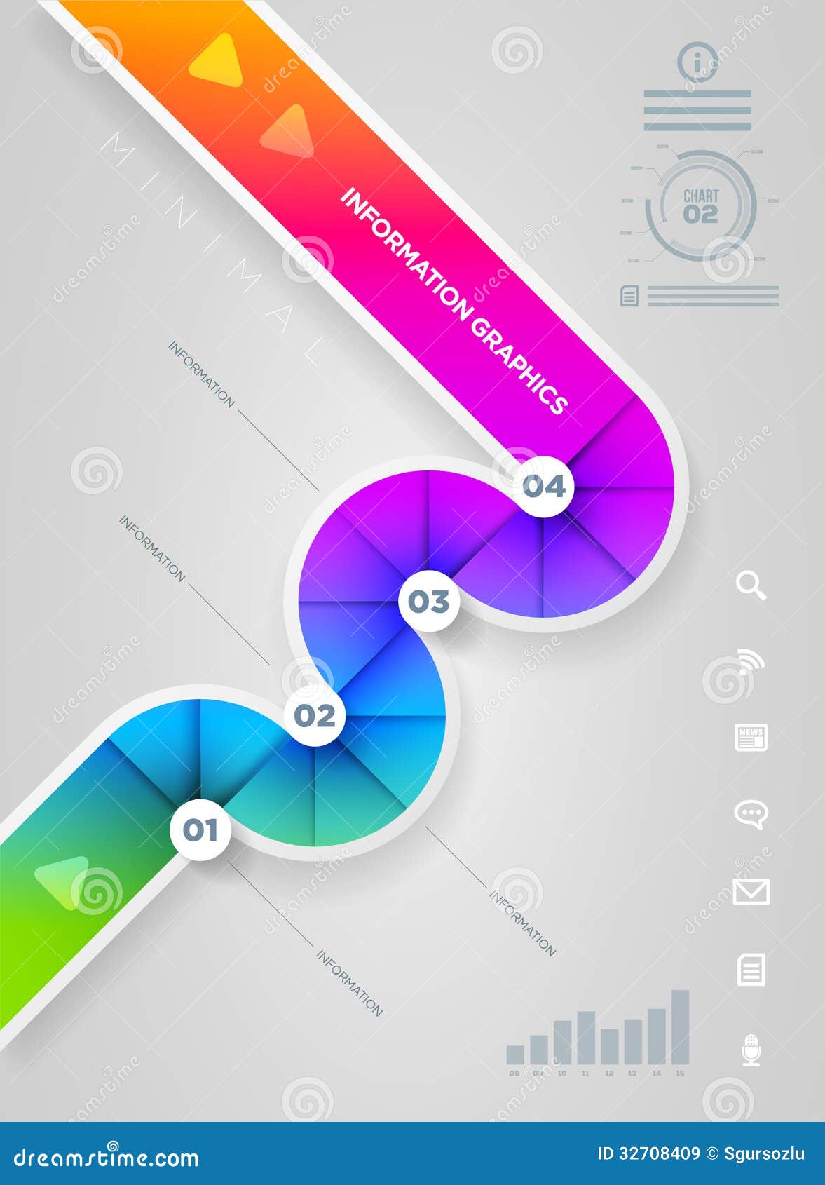 Circle Shape Infographic Design Template. Stock Vector - Illustration ...