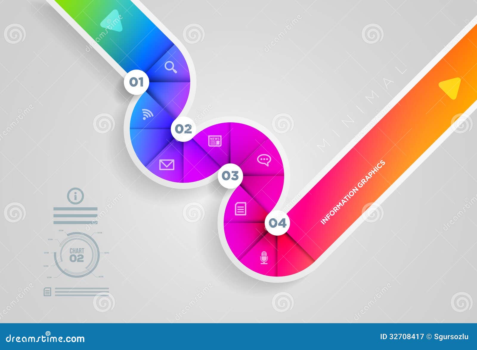 Circle Shape Infographic Design Template. Stock Vector - Illustration ...