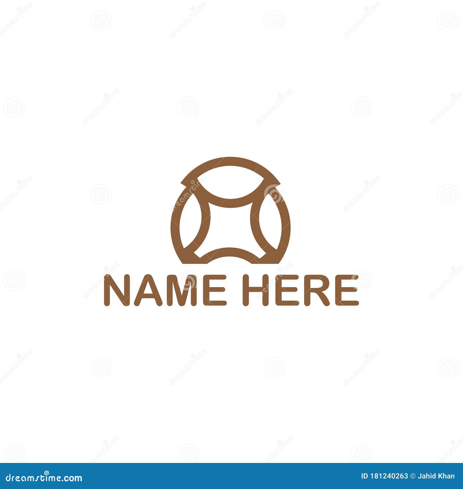 Circle Shape Logo stock vector. Illustration of isolated - 181240263