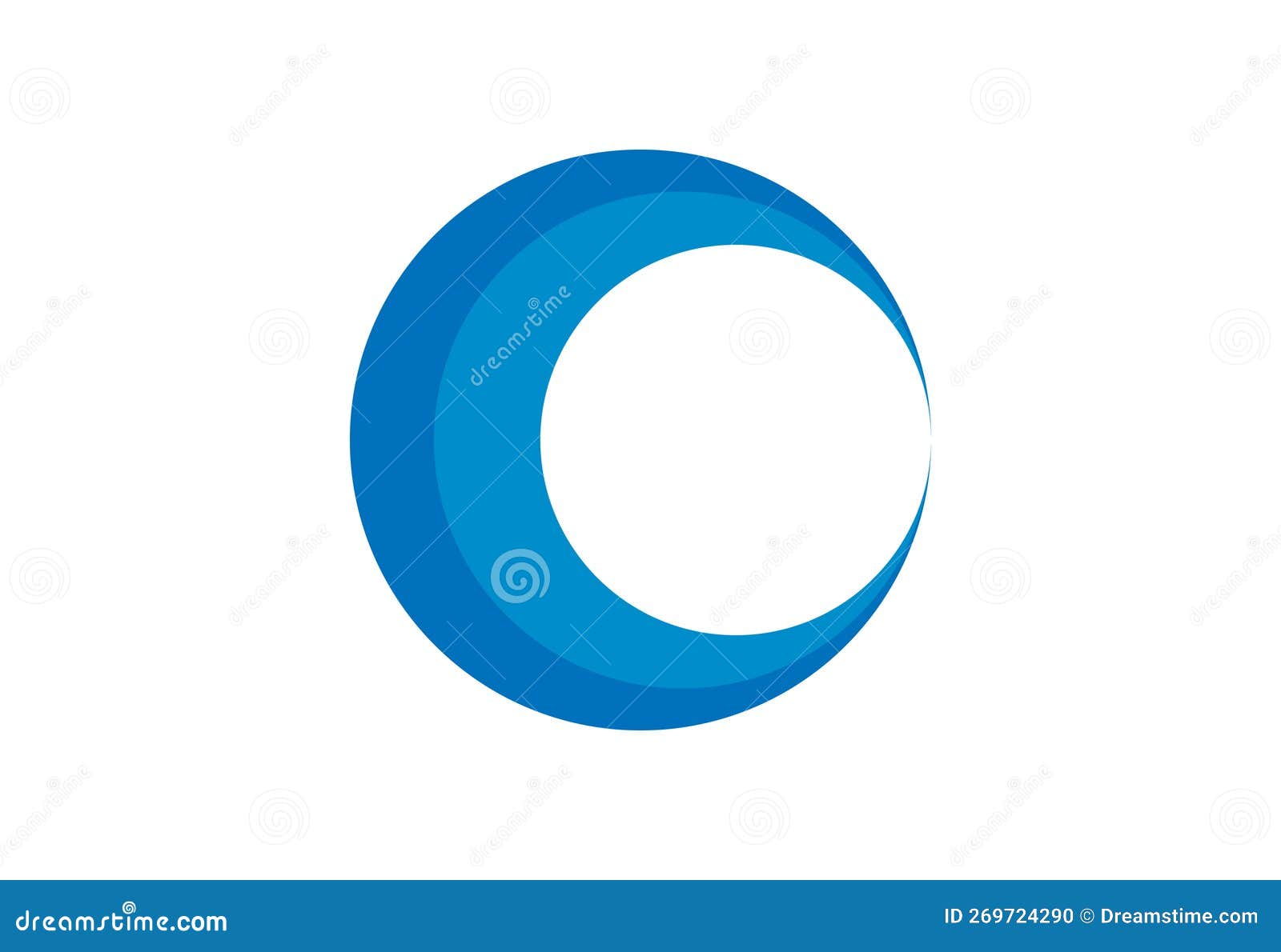 Circle Shape Logo Design, Vector Illustration Stock Illustration ...