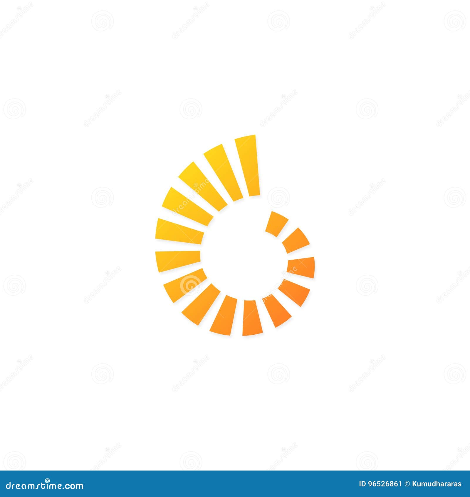 Circle Shape Loop Technology Logo Stock Vector - Illustration of design ...