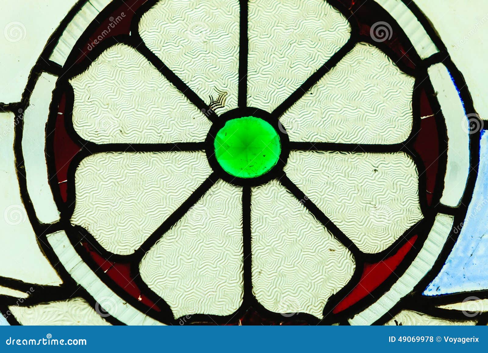 Circle Shape Stained Glass Window Stock Photo - Image of window ...