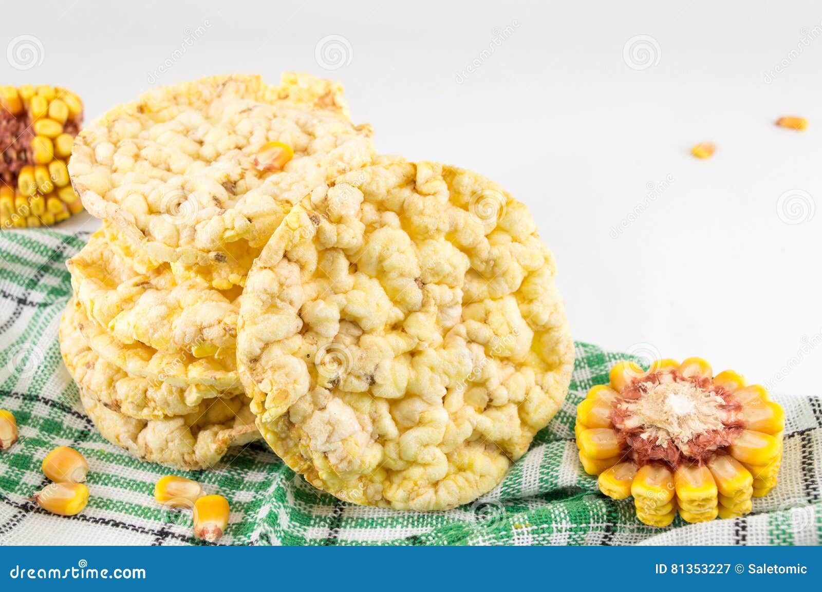 Circle shaped corn snacks stock image. Image of healthy - 81353227