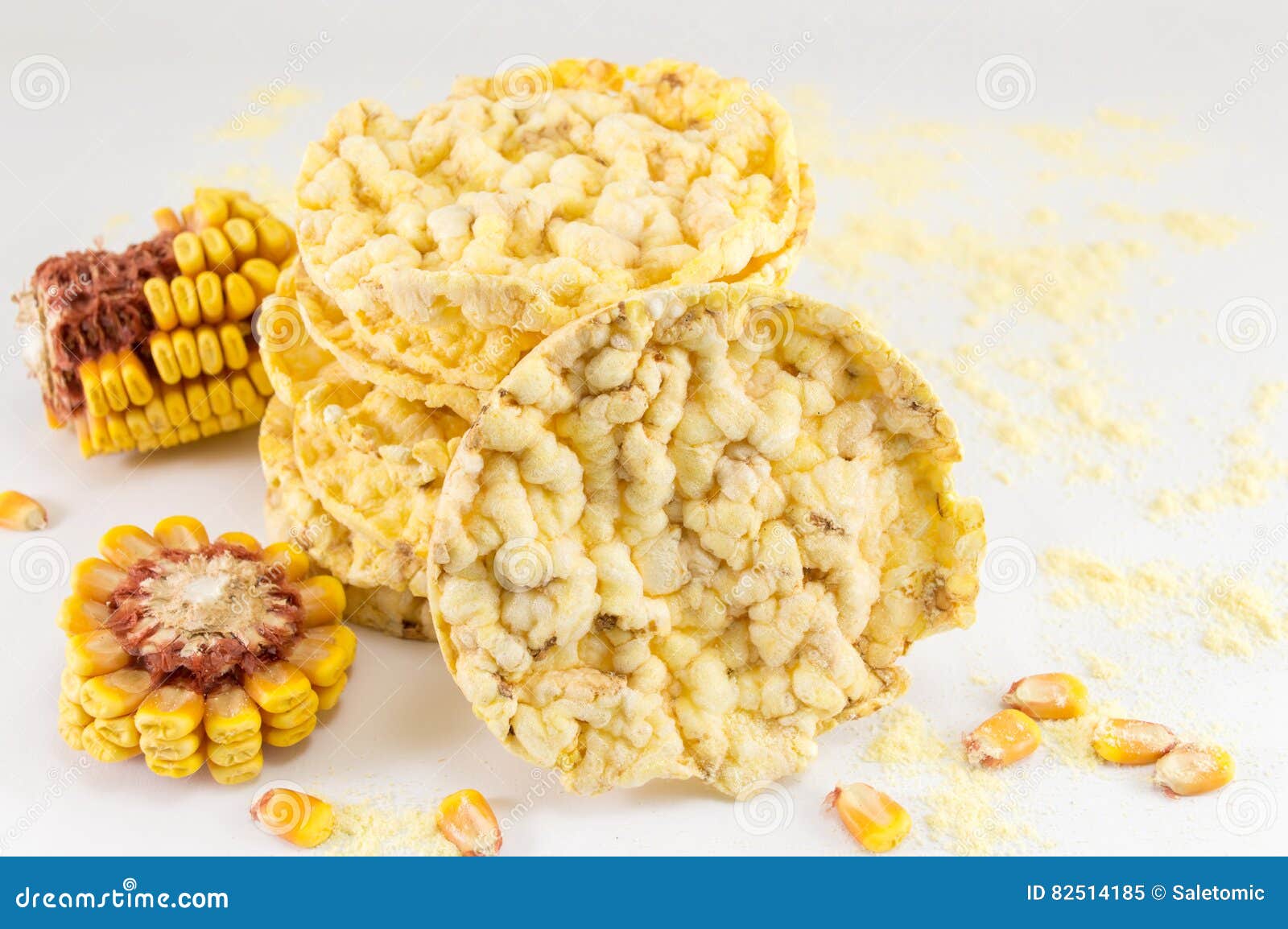 Circle Shaped Corn Snacks Stock Image | CartoonDealer.com #82514185