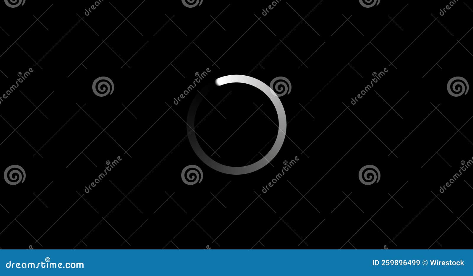 Circle Shaped Loading Screen Icon Stock Illustration - Illustration of ...