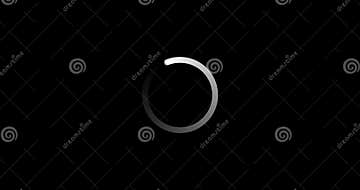 Circle Shaped Loading Screen Icon Stock Illustration - Illustration of ...