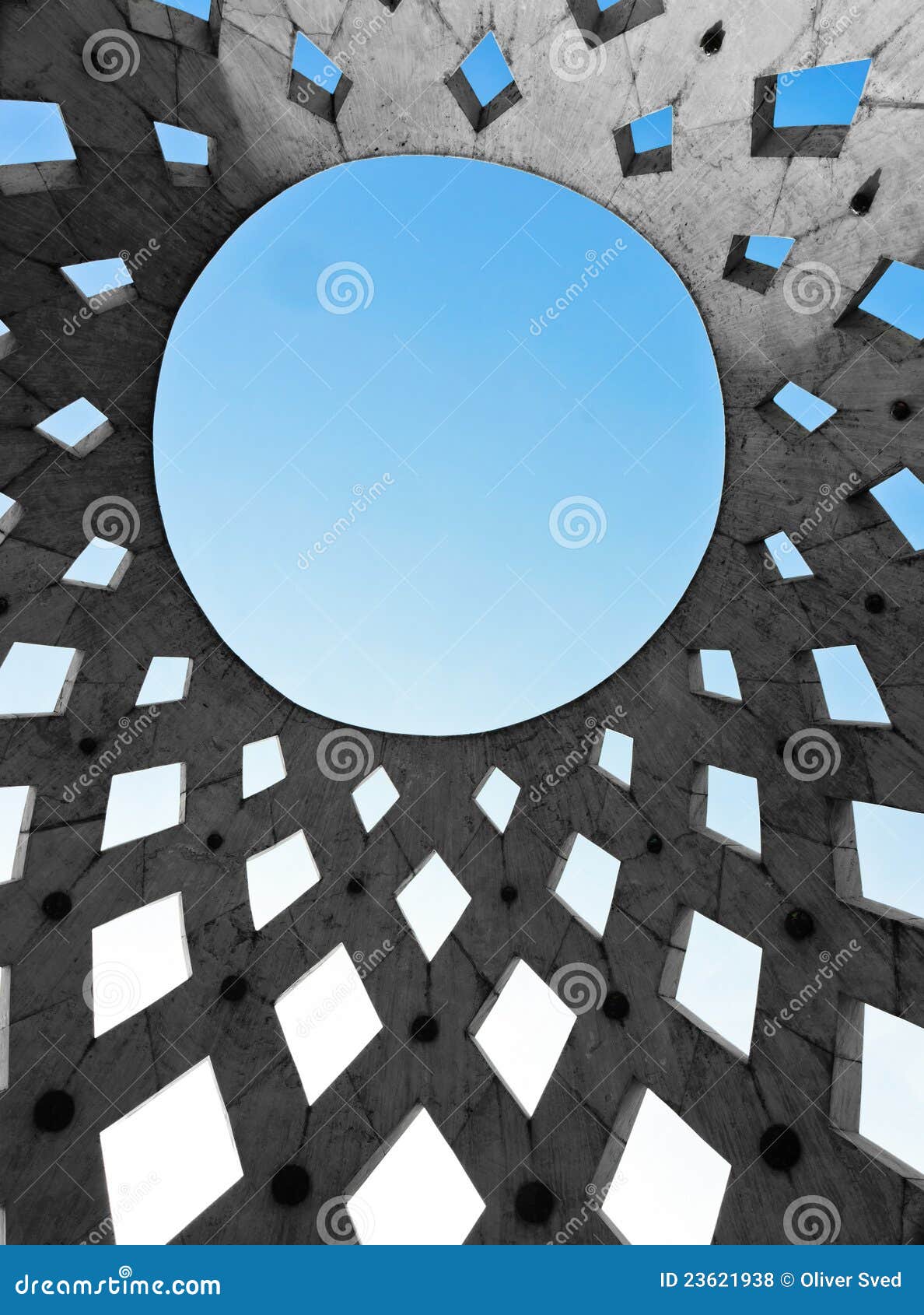 Circle Shaped Roof of a Building Stock Photo - Image of futuristic ...