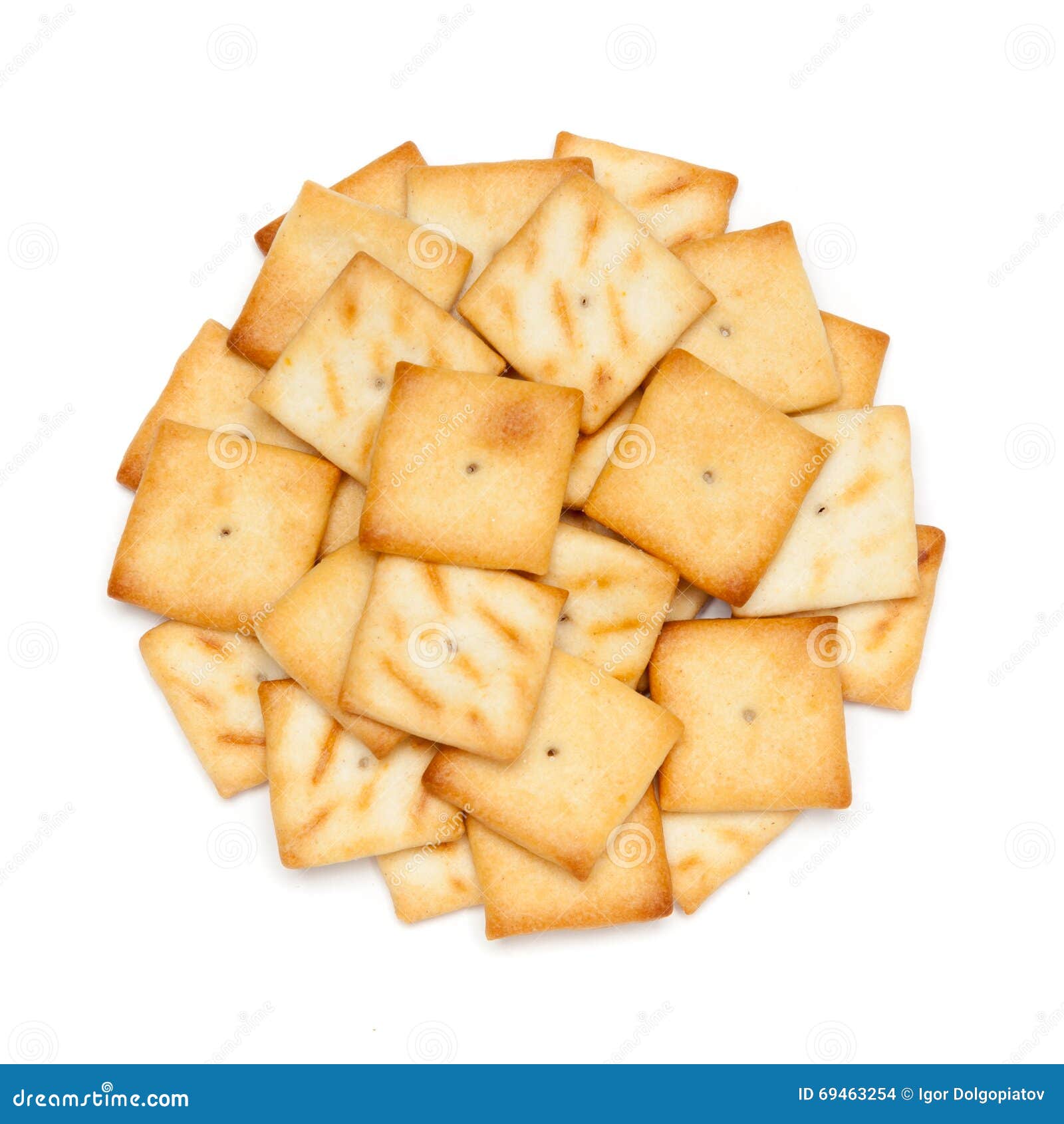 Circle Shaped Salty Snacks. Stock Photo - Image of bakery, salt: 69463254