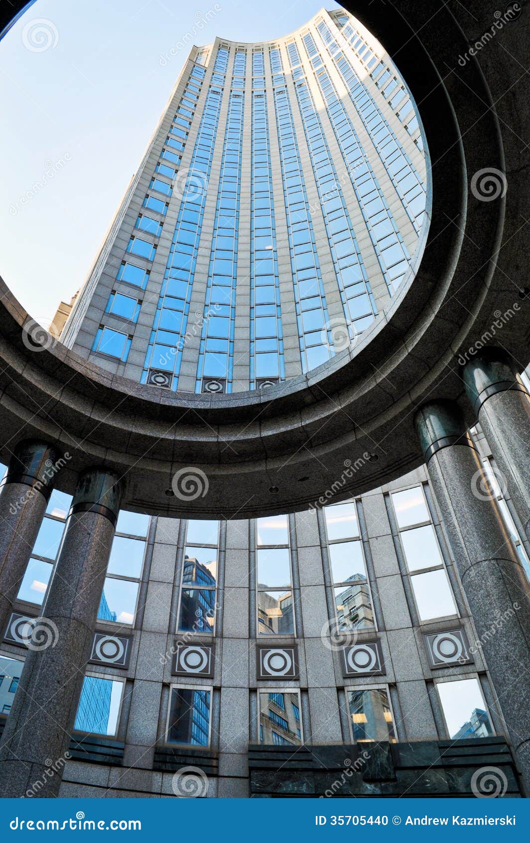 Circle Skyscraper stock photo. Image of buildings, building - 35705440