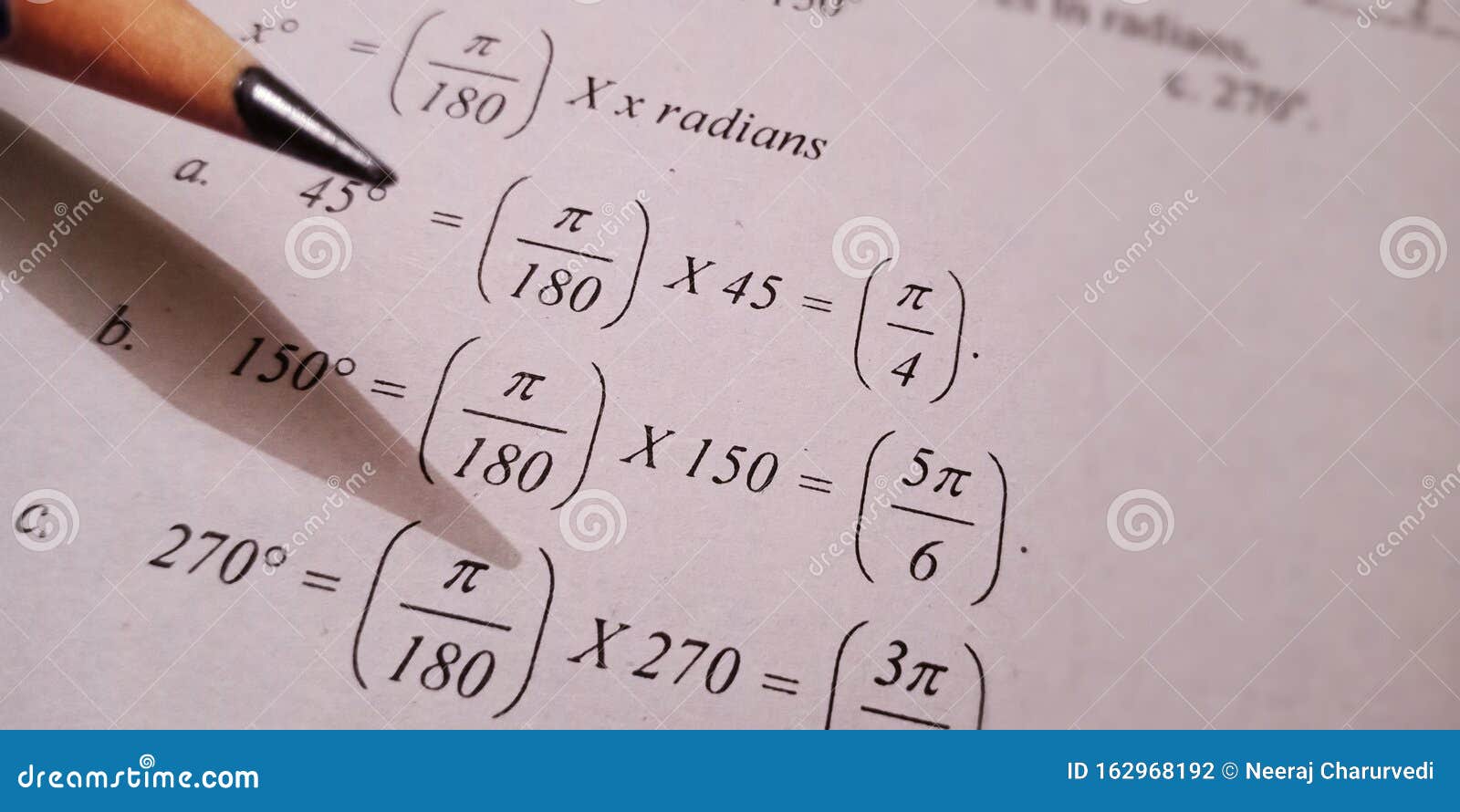 Circle Solution with Geometric Solution on Paper Work Stock Photo ...