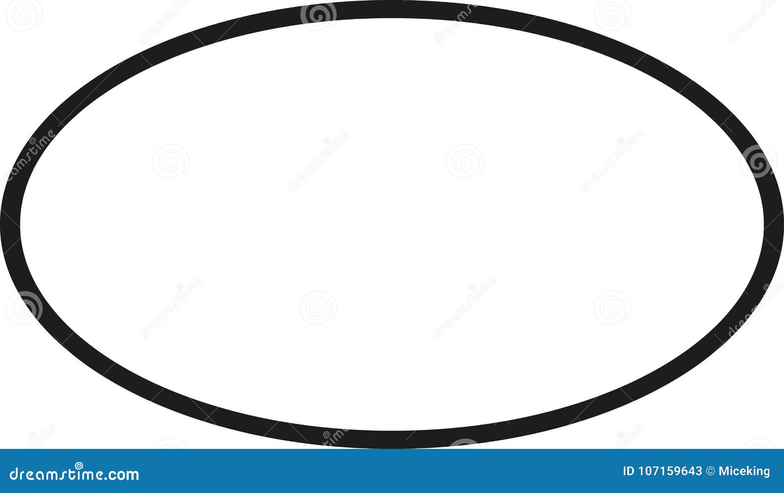 Oval Border Cartoon Vector | CartoonDealer.com #29993037