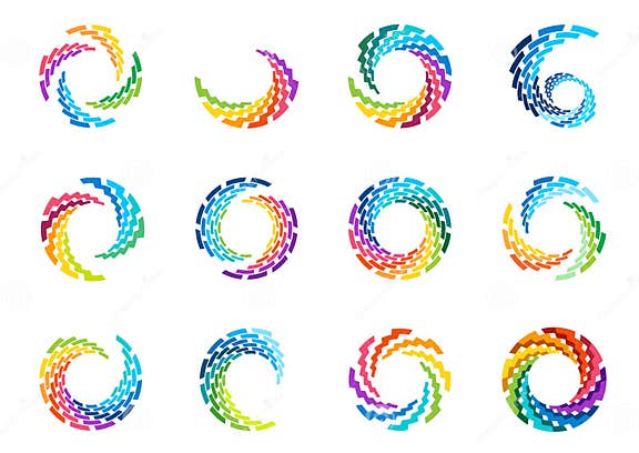 Circle, Sphere, Data, Logo, Abstract, Network, Global,elements Set of ...