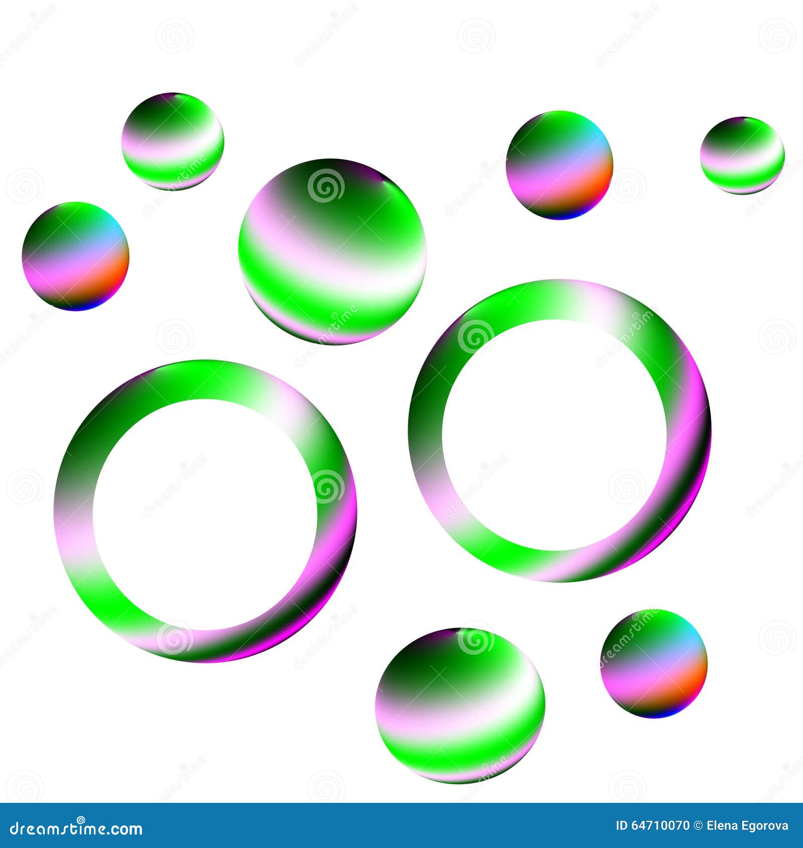 Circle Sphere Pattern on a White Background Stock Illustration ...