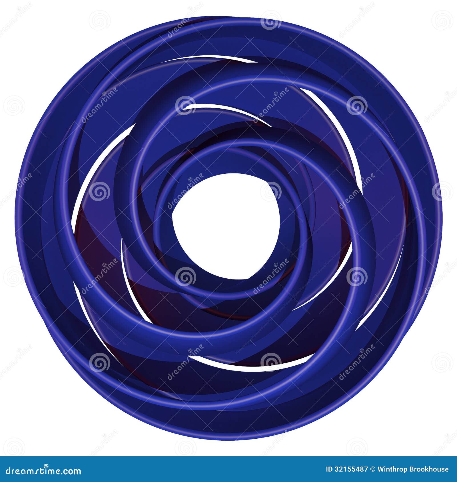 Circle Spiral stock illustration. Illustration of geometric - 32155487