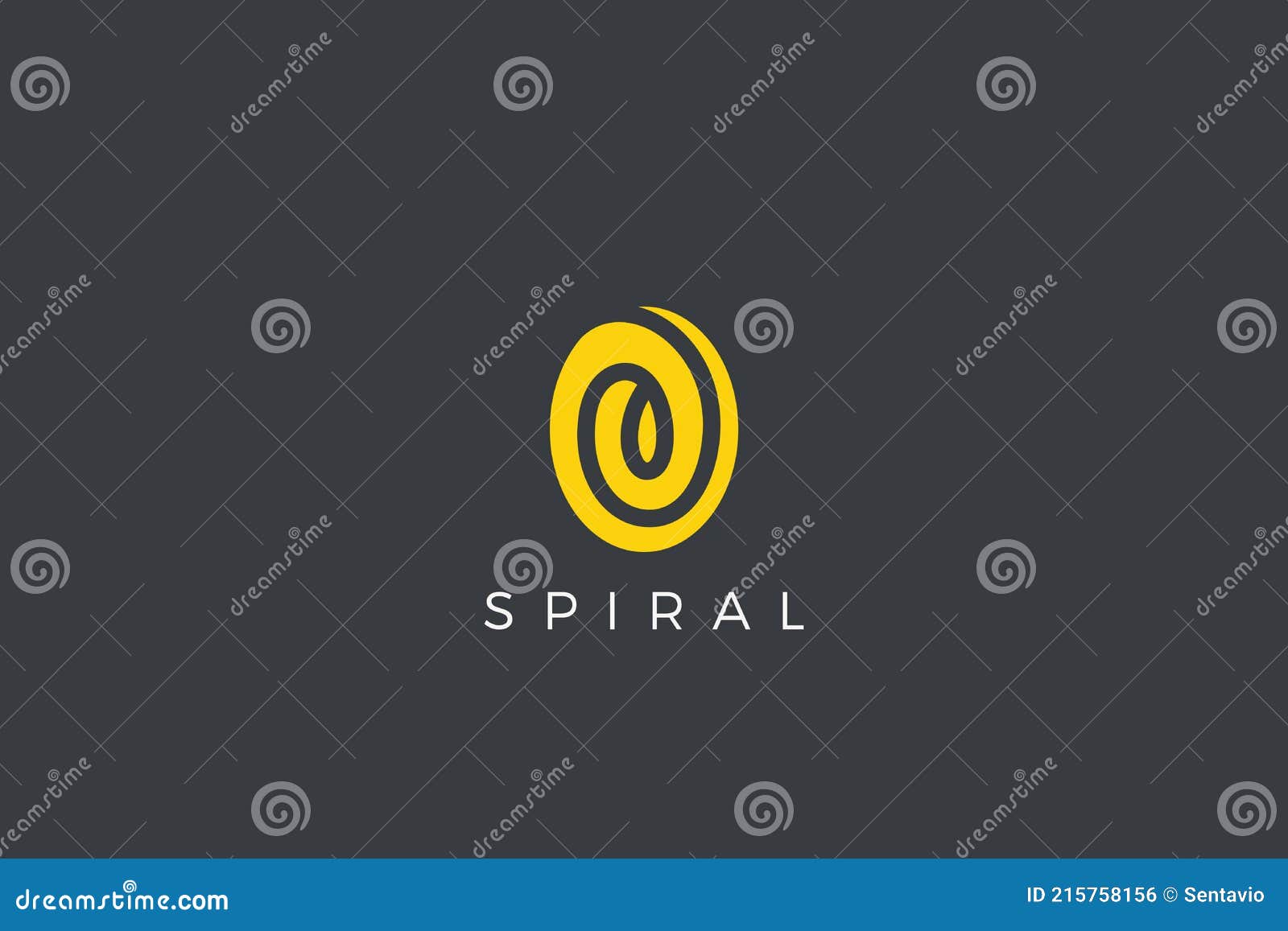 Circle Spiral Infinity Wave Logo Abstract Design Vector Template Stock ...