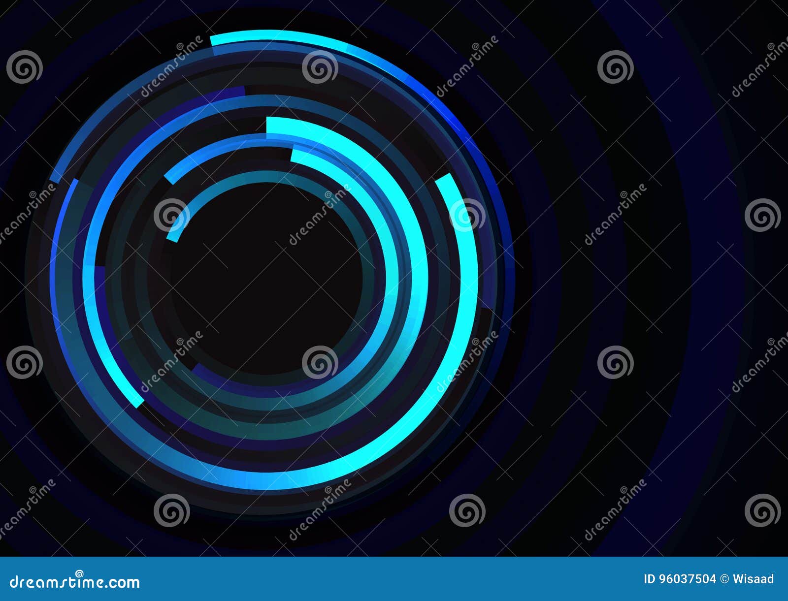 Circle Spiral Line Abstract Background Stock Vector - Illustration of ...