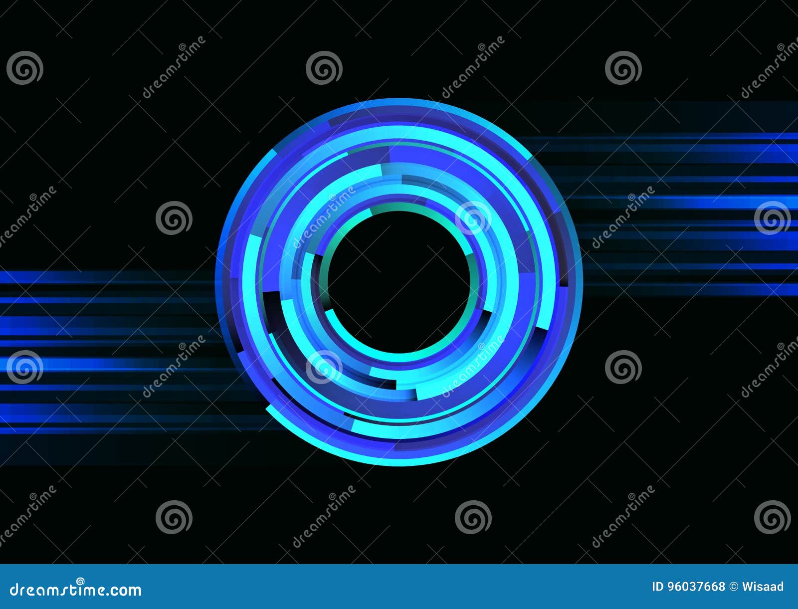 Circle Spiral Line Abstract Background Stock Vector - Illustration of ...