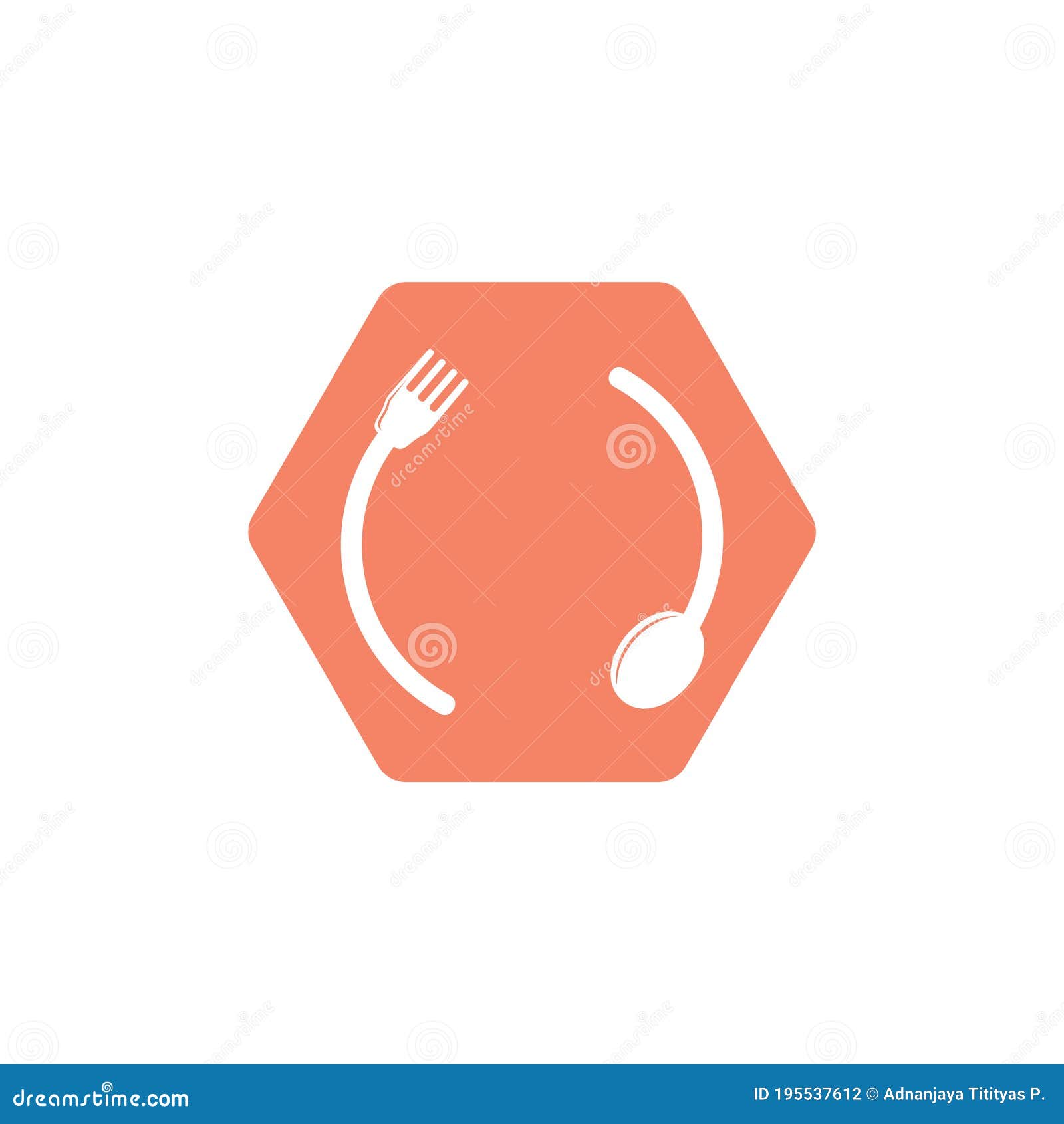 Circle Fork Logo Royalty-Free Stock Photo | CartoonDealer.com #106946433