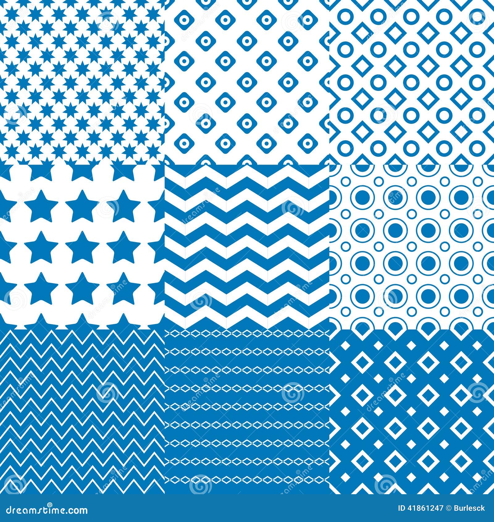 Circle Square Star Patterns Stock Vector - Illustration of sharp ...