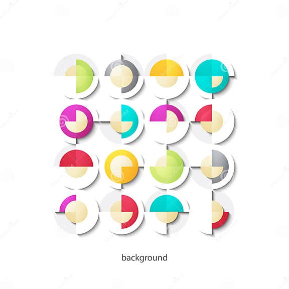 Circle square stock vector. Illustration of idea, circles - 46091826