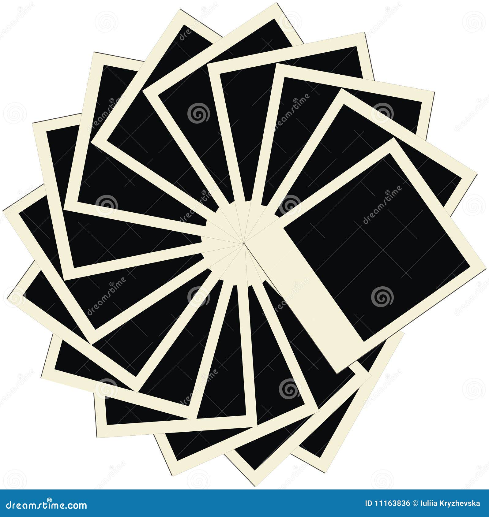Circle Stack With Black Shadow Royalty-Free Stock Photography ...