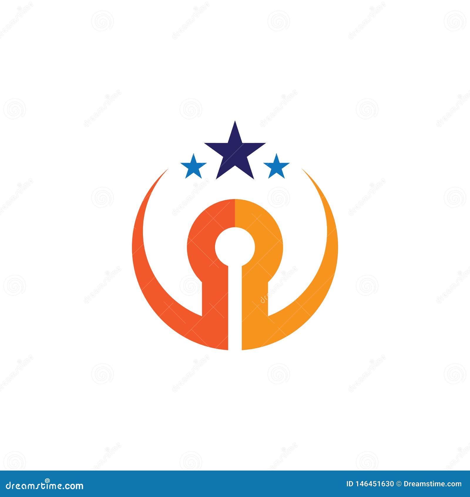 Circle Star Education Business Logo Stock Vector - Illustration of ...