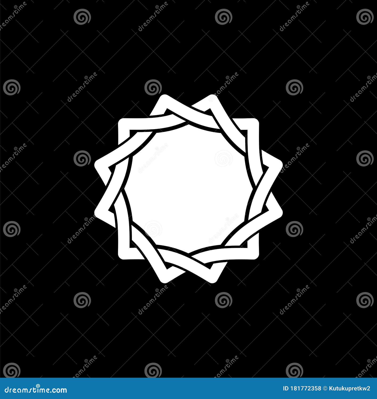 Circle Star Ornamental Logo Template Illustration Design. Vector EPS 10 ...