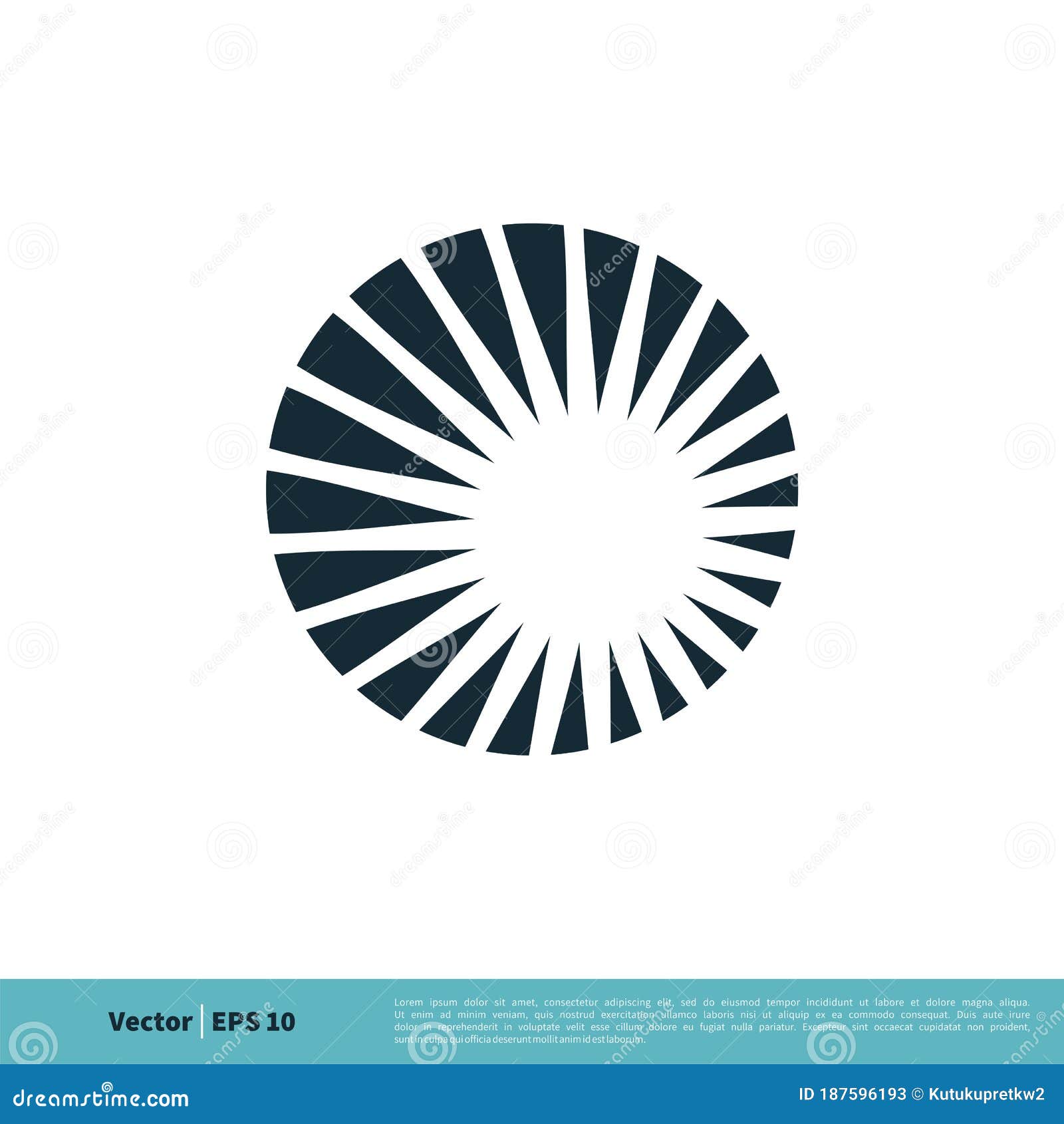 Sunburst Set Sunburst Icon Collection Vector Illustration Retro