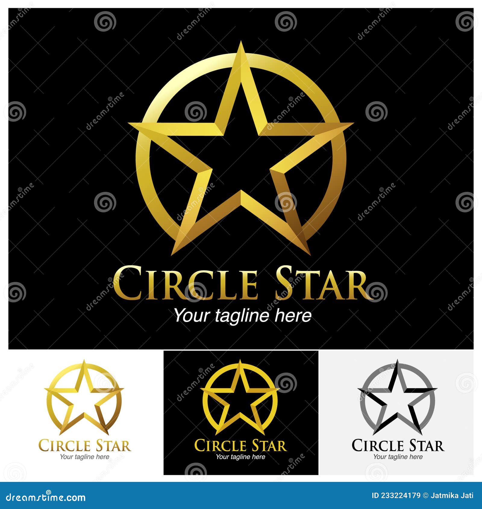Circle Star Symbol or Icon. Stock Vector - Illustration of design ...