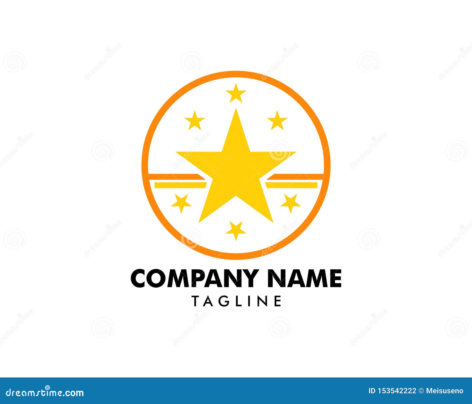 Circle Star Vector Logo Template Design Stock Vector - Illustration of ...