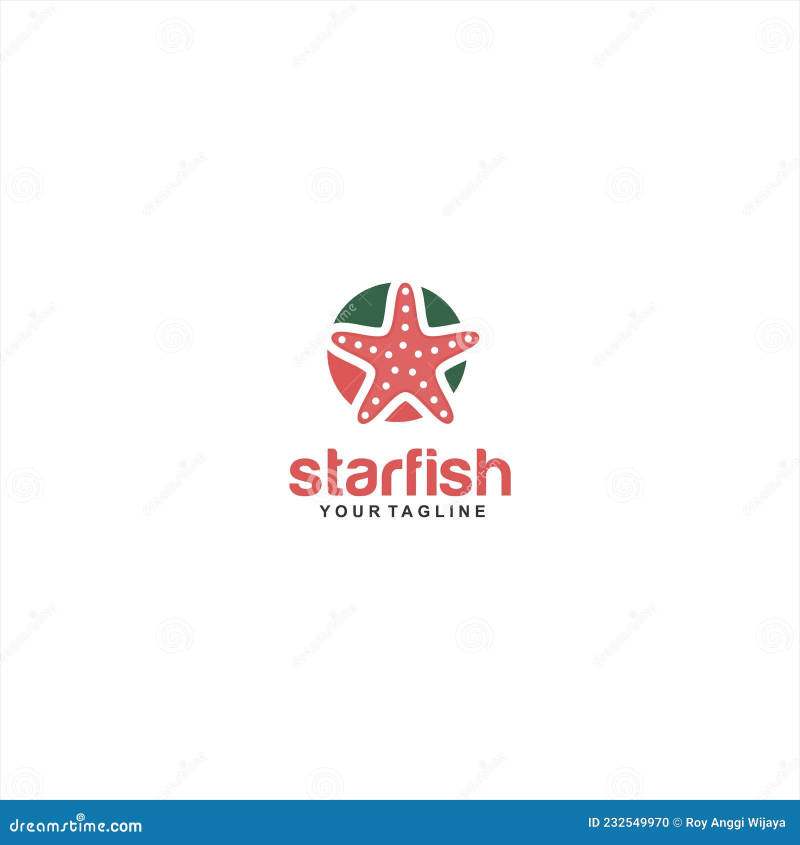 Circle Starfish Logo Template Design Stock Vector - Illustration of ...