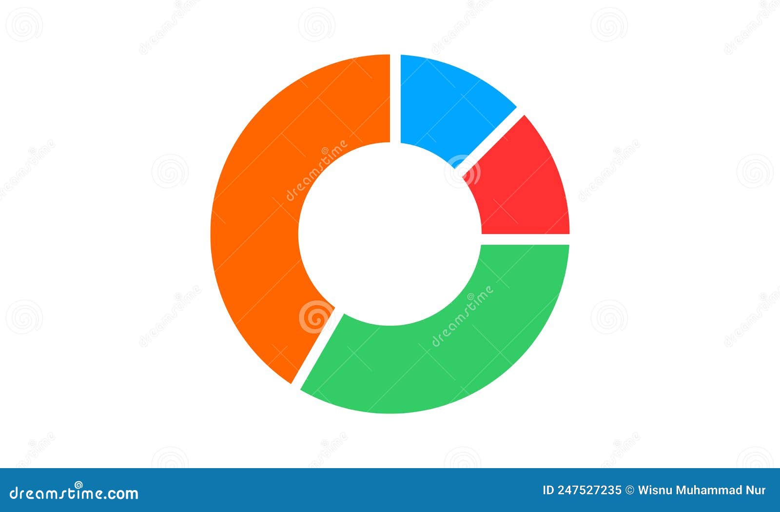 Circle Statistic Illustration Vector Design Stock Vector - Illustration ...