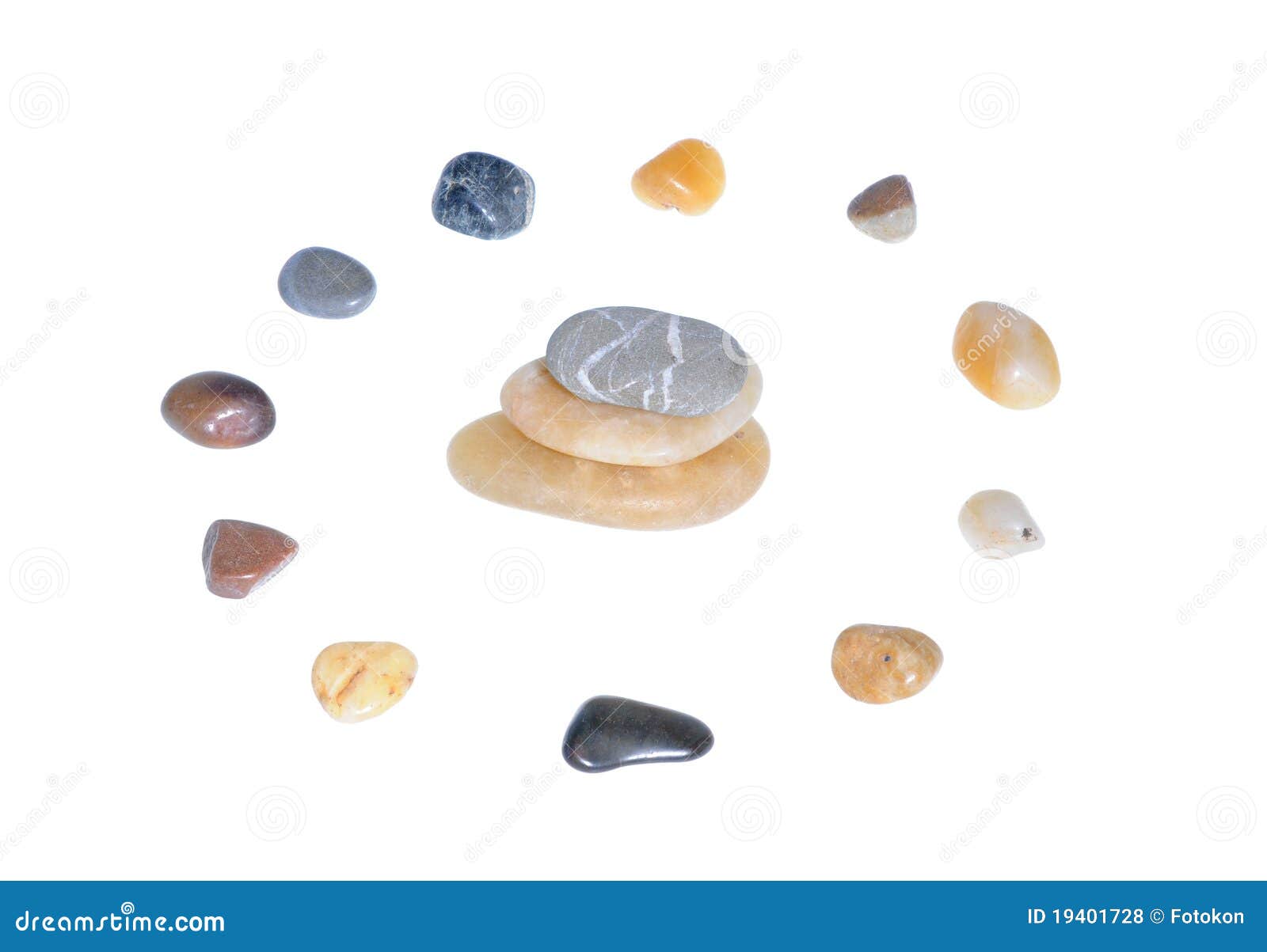 Circle of stones stock photo. Image of boulders, white - 19401728