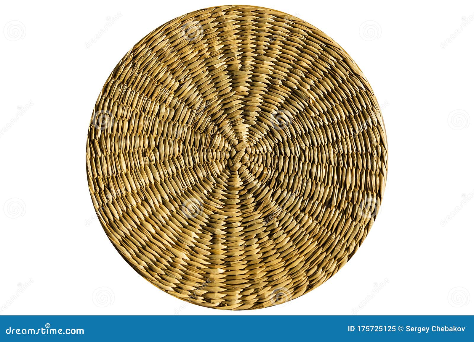 Circle of Straws. Isolated. Stock Image - Image of texture, surface ...