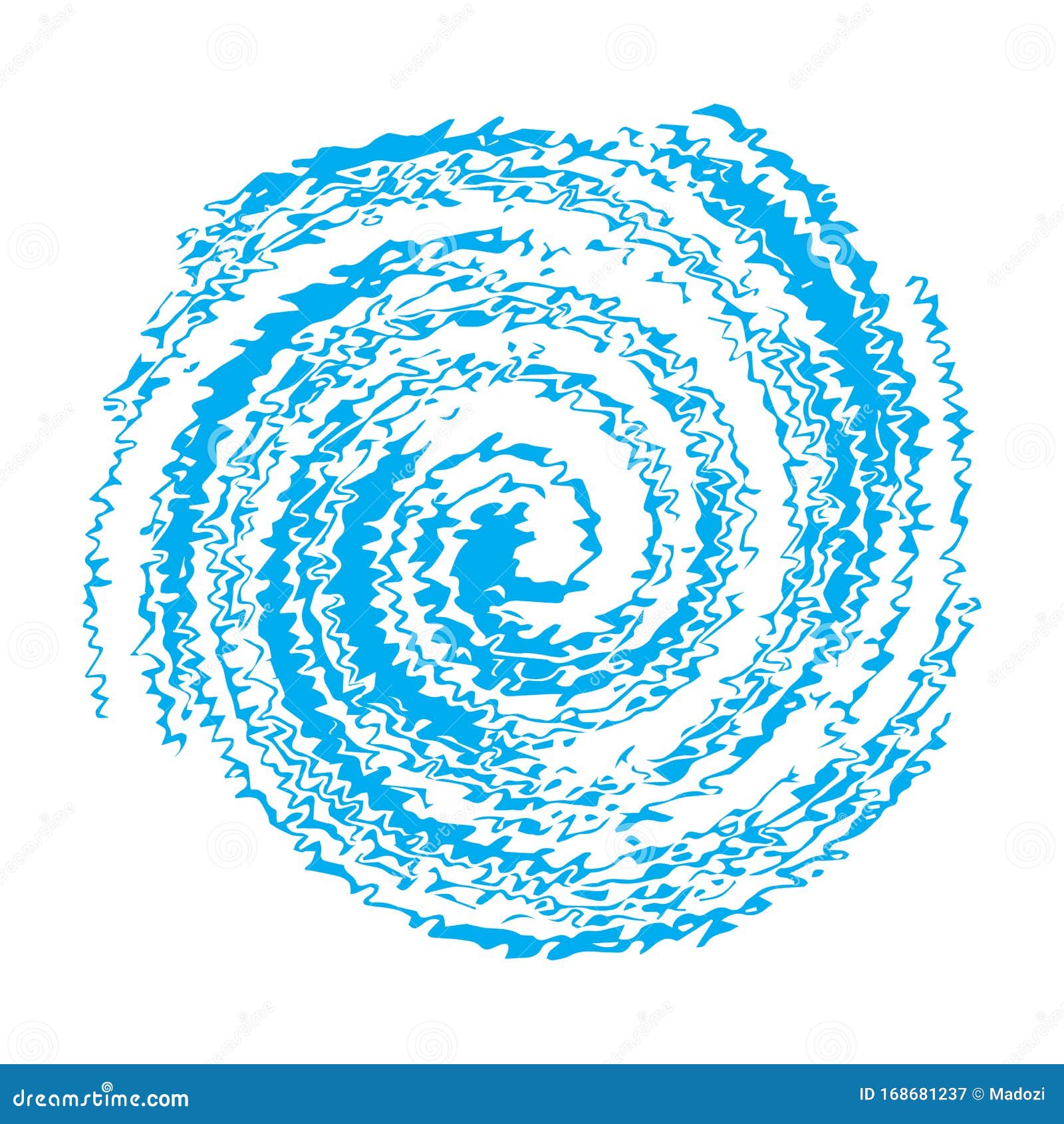 Circle Stripes Waves Abstract Background Stock Vector - Illustration of ...