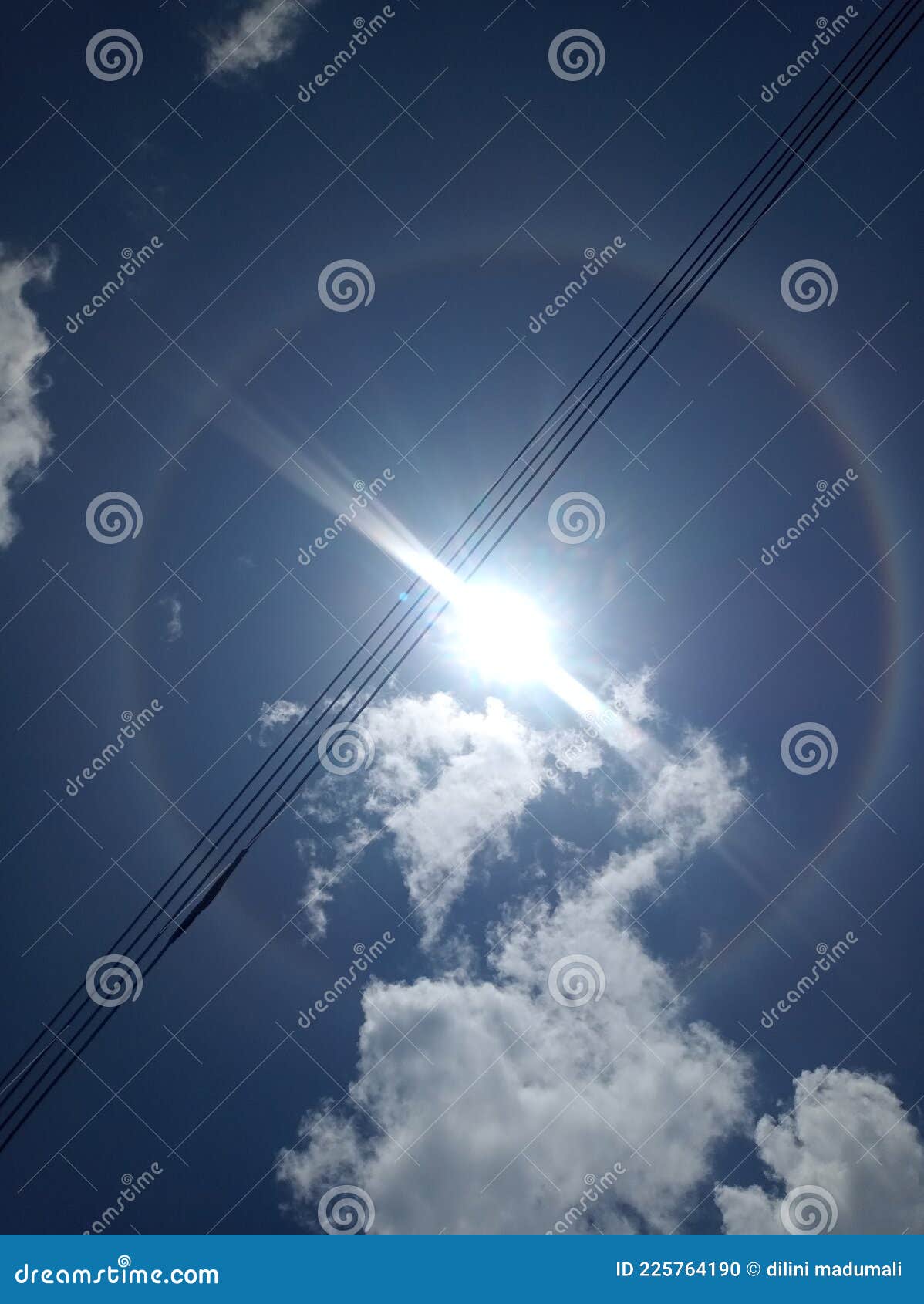 Circle of Sun Shine Bright Wonderful Sun Stock Photo - Image of ...