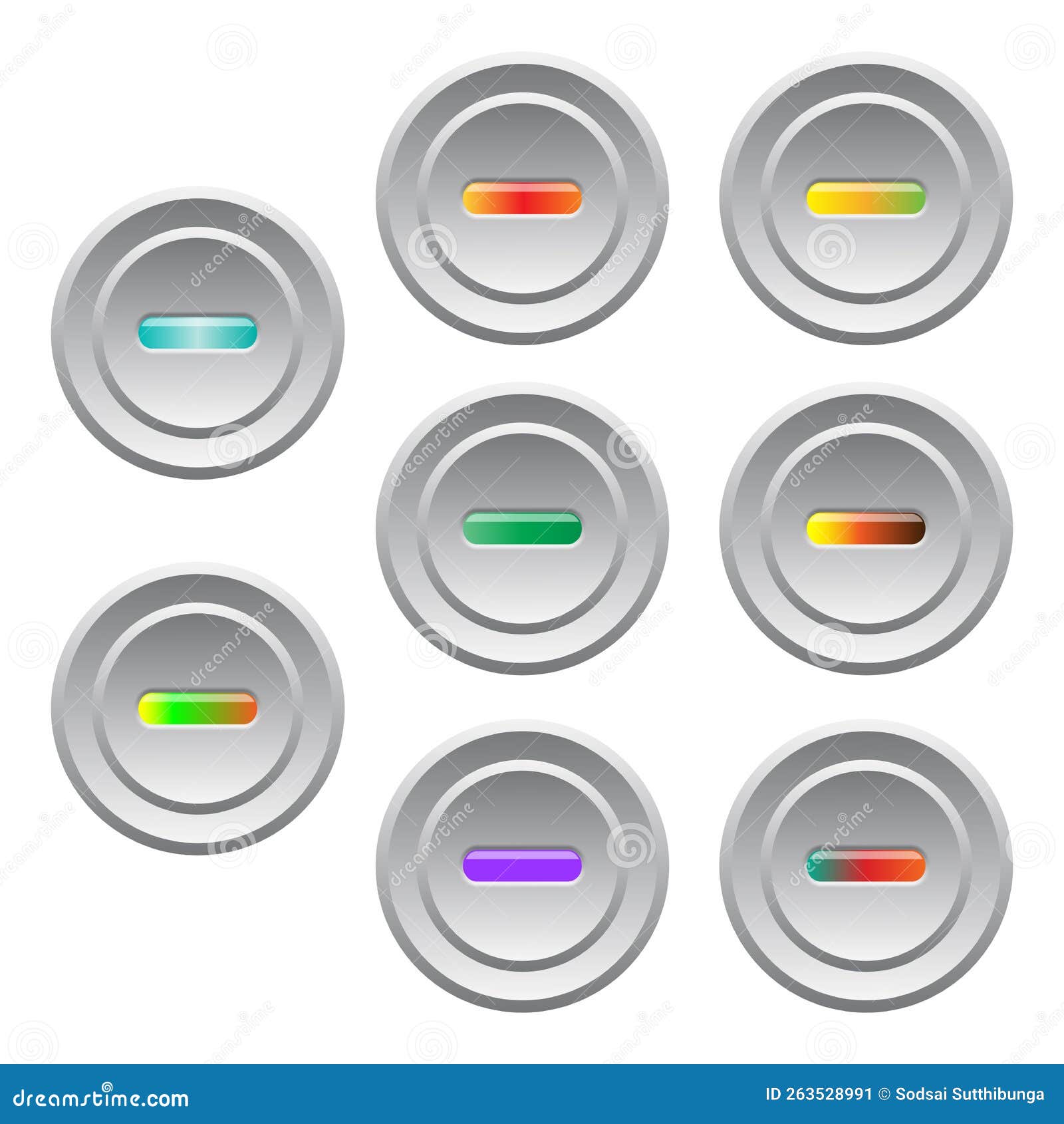 Circle Switch Push Button Electricity Launch Website Background ...