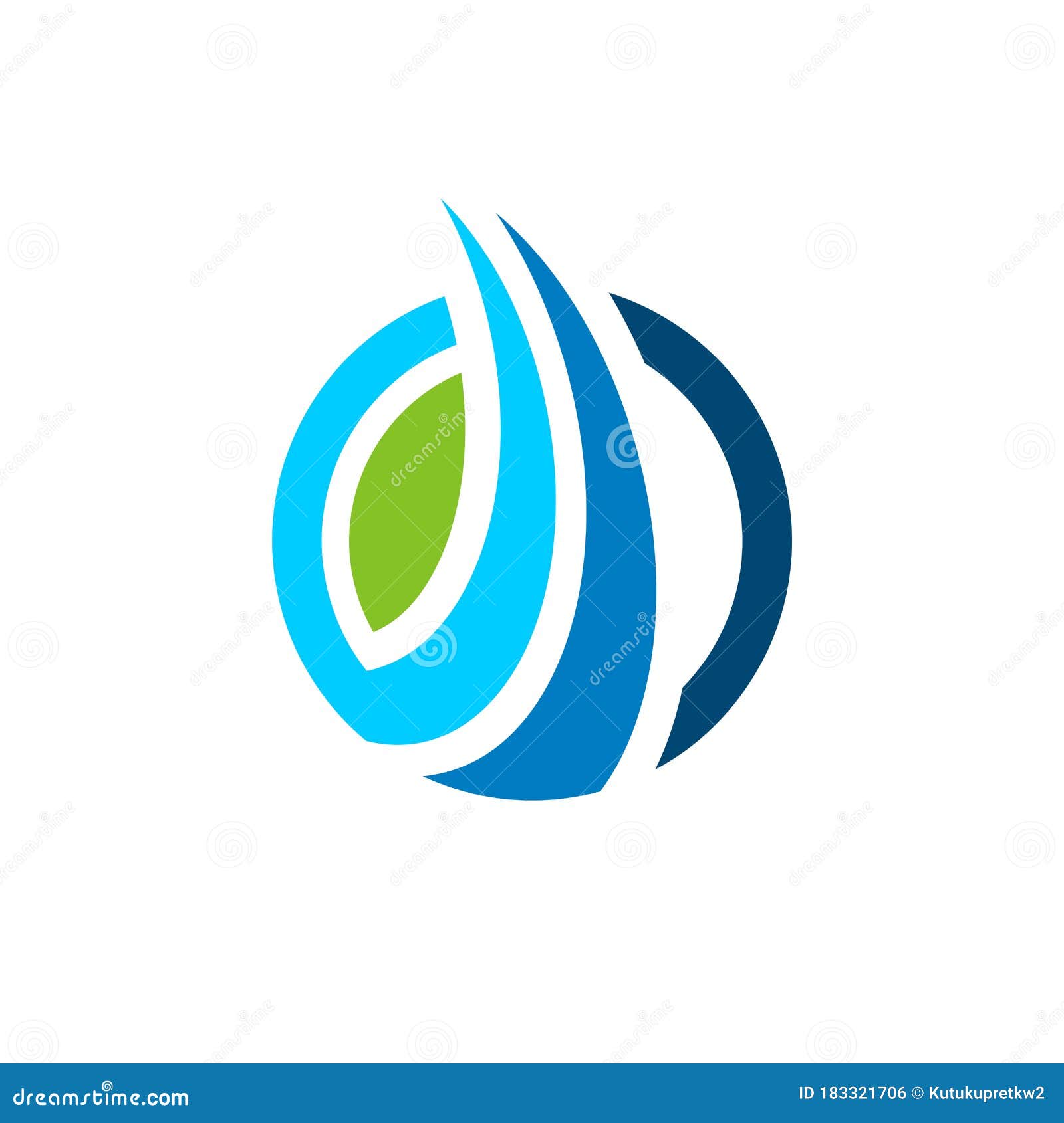 Circle and Swoosh Logo Template Illustration Design. Vector EPS 10 ...