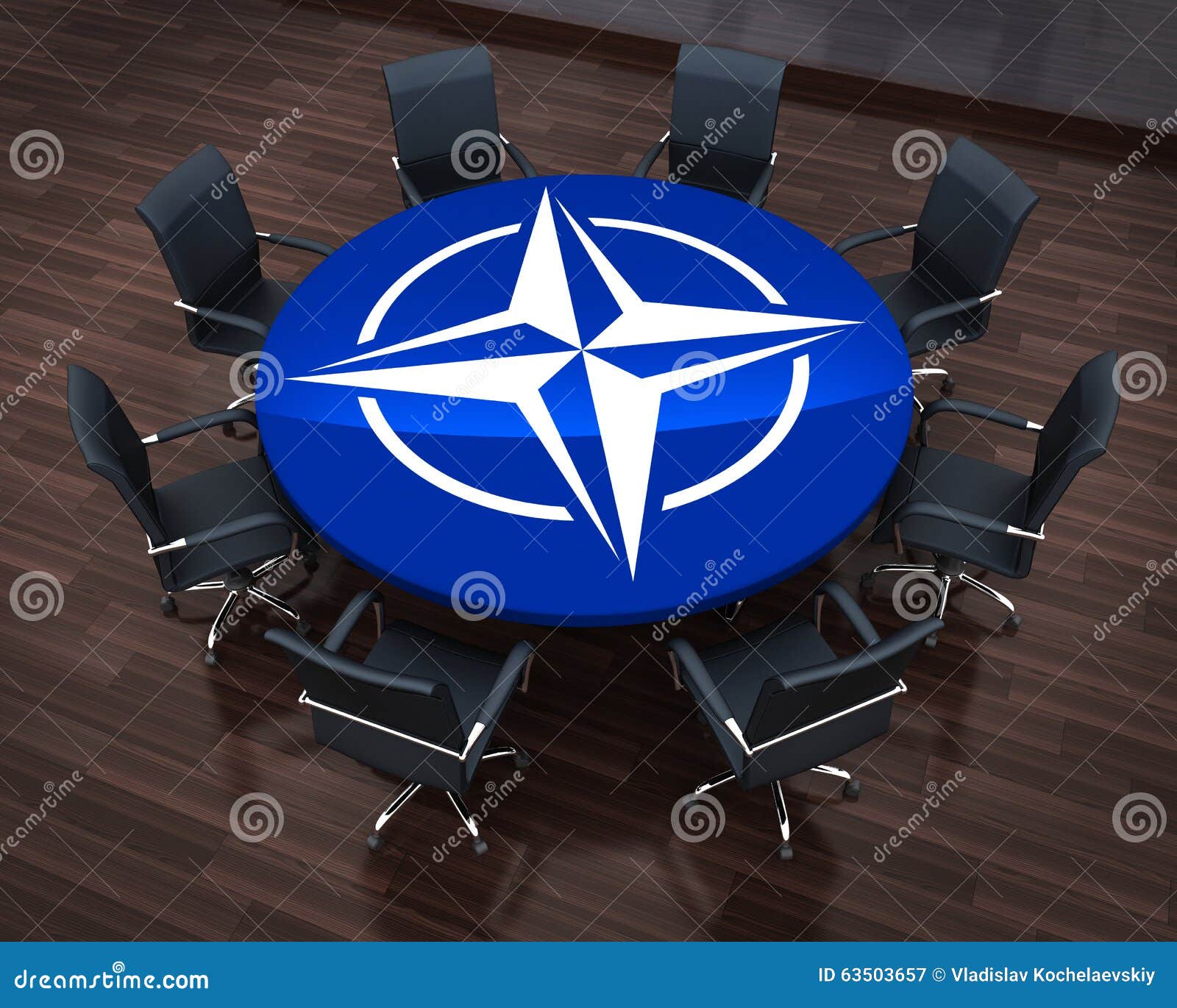 Circle table NATO stock illustration. Illustration of meeting - 63503657